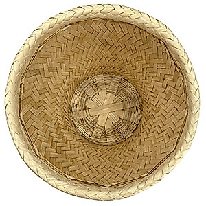 PANWA Sticky Rice Cooking Set Aluminum Cook Pot Standard Diameter (22 cm), Thai Bamboo Village Vintage Steamer Basket 9 Inch Diameter with 24’’ Round Reusable Cheesecloth and Wicker Lid