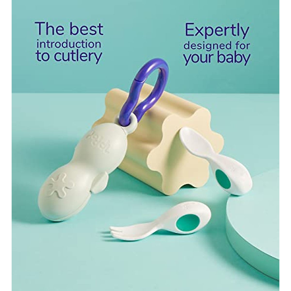 doddl Baby Spoon and Fork Set with Travel Case