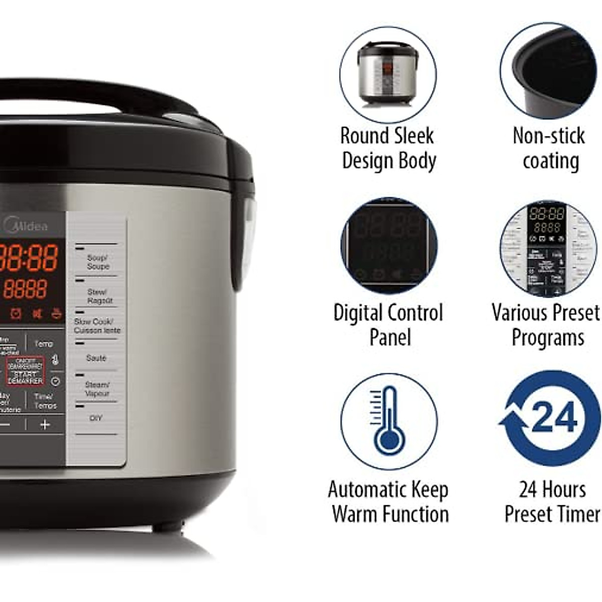 Midea 4000 Series 20 Cup Rice Cooker