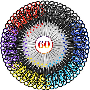 WILLBOND 60 Pack Scissors Bulk 8 Multipurpose Professional Heavy Duty Multi Color Sewing Stainless Steel Scissors Set for Office Home Sewing Fabric Supplies High Middle School Classroom DIY Craft