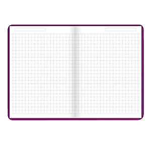 Letts of London Dazzle Academic Weekly Planner, August 2023 to July 2024, Week-to-View, Sewn Binding, Multilingual, A5 Size, 8.25" x 5.875", Purple (C031116-24)