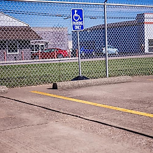 US Weight Sign Kit - Post, Scratch-Resistant Weighted Base, and Easy-to-Use Brackets for Signs (Signs Not Included)