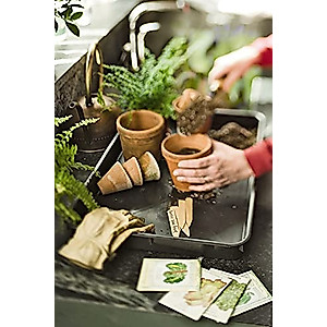Gardeners Supply Company Entrance Boot Tray | Multi-Purpose All Weather Waterproof Indoor and Outdoor Shoes Mat Made with 100% Durable Recycled Plastic | 22-5/8"L x 15-1/2"W and 2" Deep, Black - Small