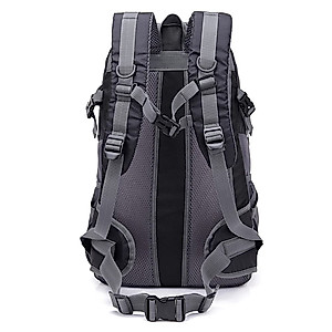 Backpack Men's USB Charging Travel bag Outdoor Large-capacity Sports Backpack Men's And Women's Waterproof Mountaineering Bag (Red)