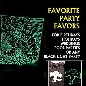 Simthread [Long Glow Duration] Embroidery Machine Thread Glow in The Dark Thread 6 Colors 1000 Yards 30WT, 100% Polyester Embroidery Threads for Music Festivals, Parties, Raves, and More