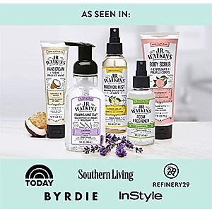 J.R. Watkins Natural Moisturizing Hand Cream, Hydrating Hand Moisturizer with Shea Butter, Cocoa Butter, and Avocado Oil, USA Made and Cruelty Free, 3.3oz, Lavender, Single