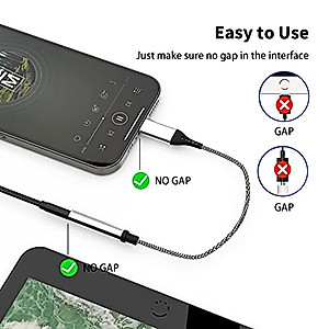 AUDIANO Lightning to 3.5 mm Headphone Jack Adapter, [Apple MFi Certified] iPhone 3.5mm Headphones/Earphones Jack Aux Audio Dongle Adapter Compatible for iPhone 13/13 Pro/12/12 Pro Max/11/X/XR/XS