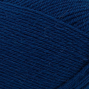 Lion Brand Yarn Wool-Ease Recycled, Yarn for Crochet, Royal Blue, 1 Pack