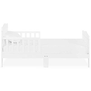 Dream On Me Classic Design Toddler Bed in White, Greenguard Gold Certified