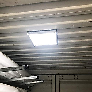 Container Modification World - Big Air Sky Light Roof Vent for Preventing Condensation and Excessive Heat in New and Used Sea Cans, Shipping Container Homes, Cabins and Offices (SKY-LIGHT-VENT-USA)