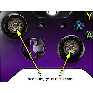WraptorSkinz Decal Style Vinyl Skin Wrap compatible with XBOX One Original Wireless Controller Smooth Fades Purple Black - (CONTROLLER NOT INCLUDED)