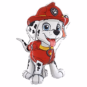 Toyland® 34 Inch Giant Jumbo Size Paw Patrol Marshall Character Foil Balloon - Kids Party Balloons