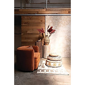 Creative Co-Op Hammered Metal Vase with Antique Finish