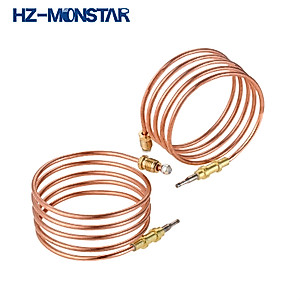 2 PCs Gas Heater Thermocouple, 39.5" M8x1 Thread Thermocouple Replacement for Desa LP Vent Free Wall heater Desa LP Glow Warm Comfort Glow Heater BBQ Grill or Fire Pit Heater or Gas Water Heater