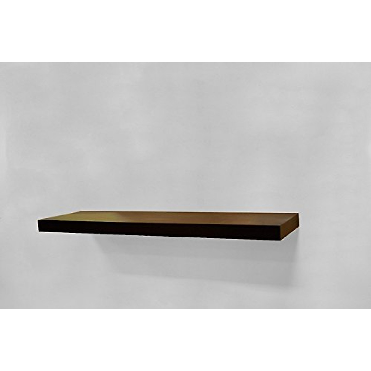 UNIWARE FS40001 Wood Floating Wall Shelf, Walnut