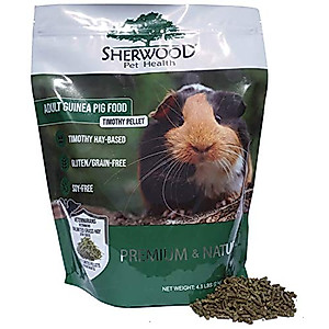 Sherwood Pet Health Adult Guinea Pig Food Measured Timothy Pellet (4.5 Pound)