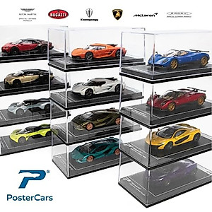 PosterCars 1:64 Scale Koenigsegg Jesko Absolut Crystal White Hypercar League Collection No.6