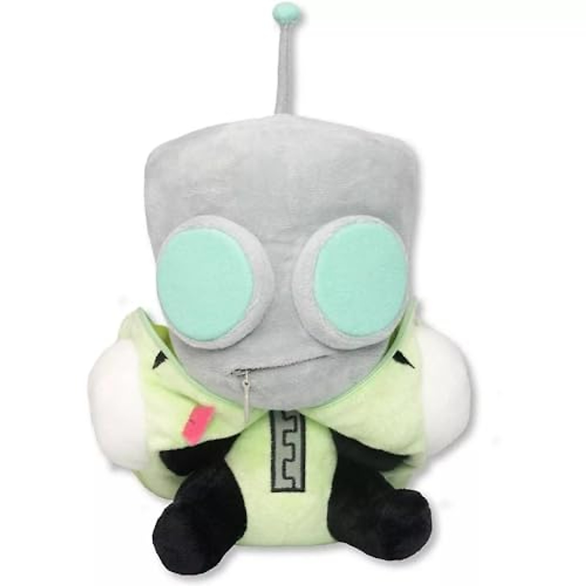 QMx Quantum Mechanix - Invader Zim - Gir Zippermouth Plush 8 inches