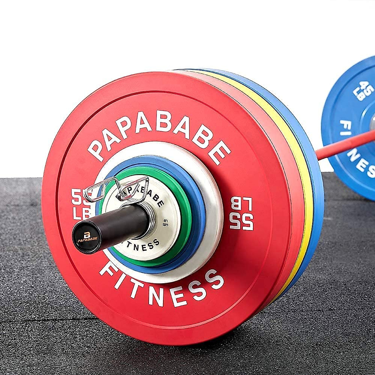 papababe Olympic Change Plates 2 inch Fractional Weight Plates Designed for Olympic Barbells for Strength Training(4X5+2X10LB)