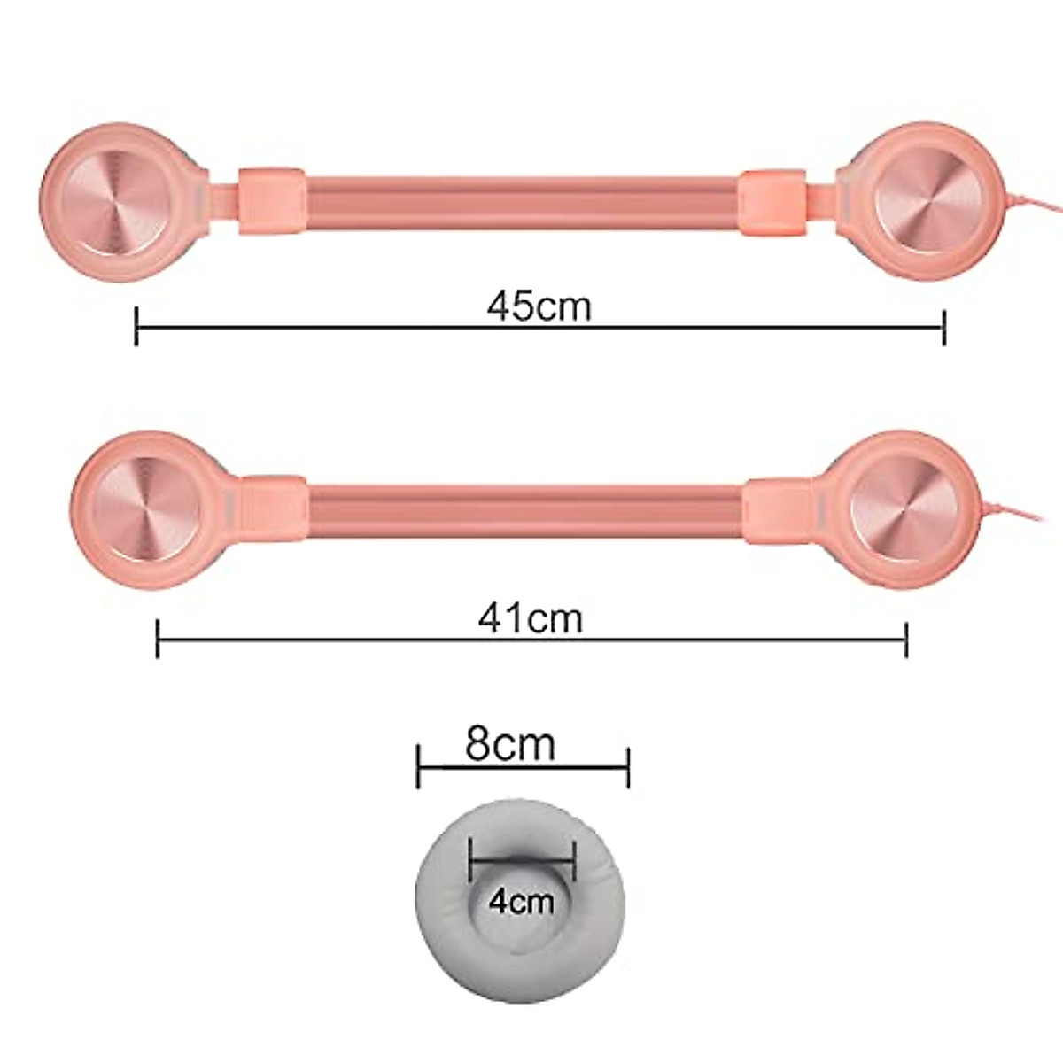 SIMOLIO Girls Wired Headphones with Microphone, 85dB 94dB 104dB Volume Limited Foldable Lightweight Headset with Share Jack & Bag for Kids Children School Cellphones Tablet Laptop PC