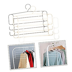 HANABASS 3pcs Tie Rack Hanger Hanger for Pants Multipurpose Hanger Skirt Clothes Hanger Skirts Hangers Leggings Hanger Coat Hanger Pants Rack Trousers Space Saving Hangers Jeans Hangers Pp