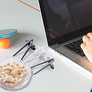 6Pcs Finger Chopsticks for Gamers Potato Chip Grabber Office Snacking Tools Finger Snack Clips for Gamers (4-Color)