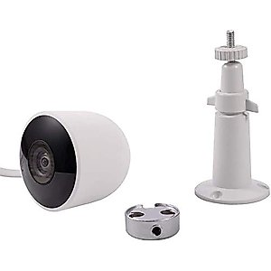 VOMENC Compatible for Nest Cam Wall Mount Versatile Aluminum Bracket Compatible for Nest Cam Outdoor Security Camera (1PACK)