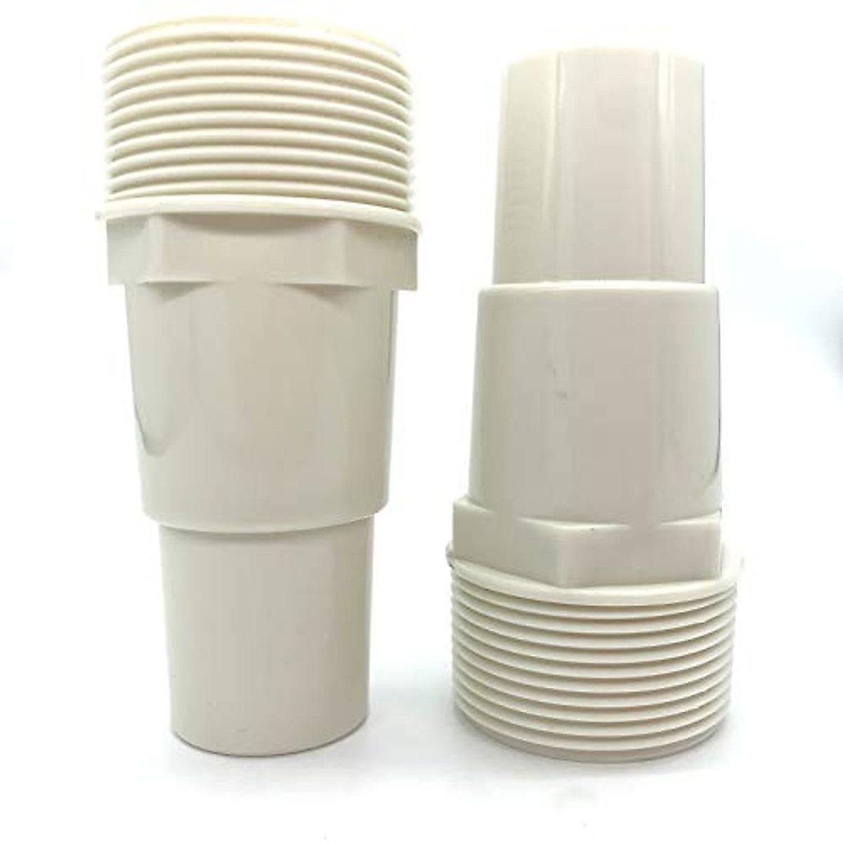 YMHYJY Pool Filter Pump Hose Adapter 1 1/4"-1 1/2" Thread 1.5" Fitting Connector PVC for SPX1091Z7 (2 Pcs)