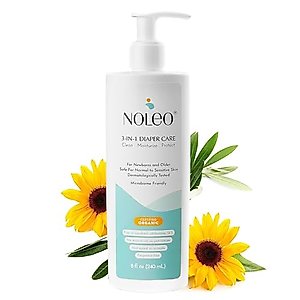 Multipurpose Organic Diaper Care - EWG Verified (8oz) - Baby Cleanser, Baby Lotion Unscented Unfragranced - Replace Zinc Oxide Diaper Rash Cream - Baby Diaper Rash Ointment to Protect Baby Skin