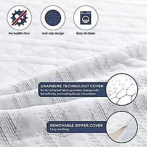 IULULU 6 Inch Twin Mattress in a Box Memory Foam Bed Mattresses Mattress Twin for Bunk Bed Single Bed Daybed Trundle Bed, CertiPUR-US, White