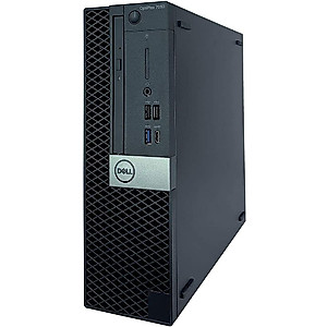 Dell Optiplex 7060 SFF Desktop i5-8500 UP to 4.10GHz 16GB DDR4 New 1TB NVMe M.2 SSD Wireless Keyboard Mouse Built in WiFi BT Dual Monitor Support Win10 Pro (Renewed)