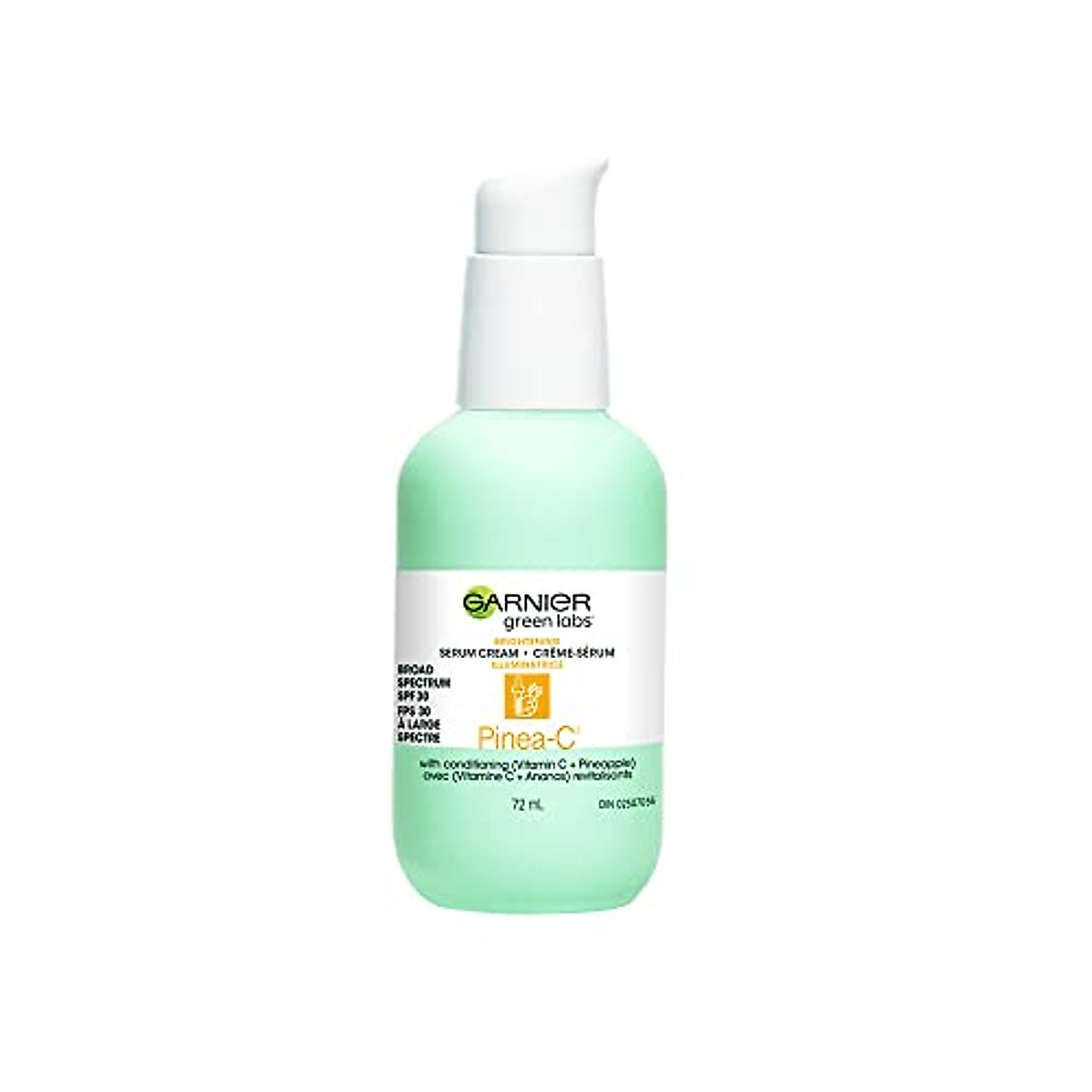 Garnier SkinActive Green Labs Pinea-C Brightening Serum Cream Moisturizer with SPF 30 and Vitamin C + Pineapple (Packaging May Vary)