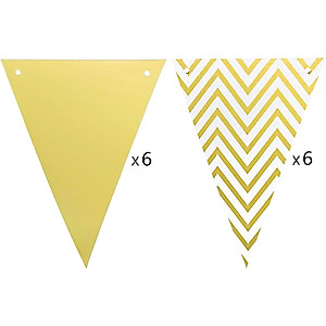 We Will Miss You Banner Gold Glitter Graduation Banner and Triangle Flag Banner for Retirement Farewell Office Going Away Work Party Decorations