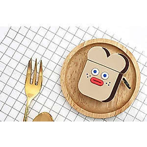 Brunch Brother AirPods Protective Silicone Skin Cover Case (Toast)