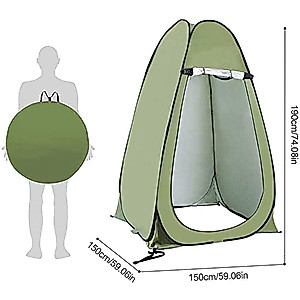 Camping Tents Portable Pop Up Privacy Shower Tent Camping Toilet Spacious Changing Room for Camping Fishing Hiking Beach Outdoor Toilet Shower Bathroom Pop-Up Tents