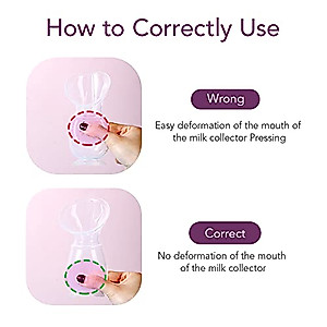 Momlist Silicone Manual Breast Pump for Breastfeeding Moms to Collect Breast Milk| Pumping and Nursing| Portable Breastmilk Catcher