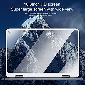 2 in 1 Touchscreen Laptop,10.8inch FHD 360° Rotatable Notebook Computer Tablet PC with Stylus,LPDDR4 8GB RAM 512GB SSD,for Windows 11,USB2.0,Type C,SD Slot,3.5mm