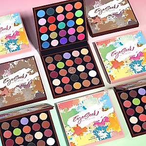 EYESEEK Eyeshadow Palette Matte 50 Colors High Pigmented Colorful Eyeshadow Makeup Palette Shimmer Bright Color Eye Shadow Powder Easy To Blend Long Lasting Waterproof Makeup Pallet #Neon