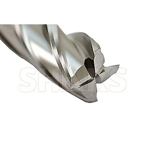 Shars 1" x 3/4" M42 Cobalt 4 Flute Single End Center Cut End Mill 404-9351 !