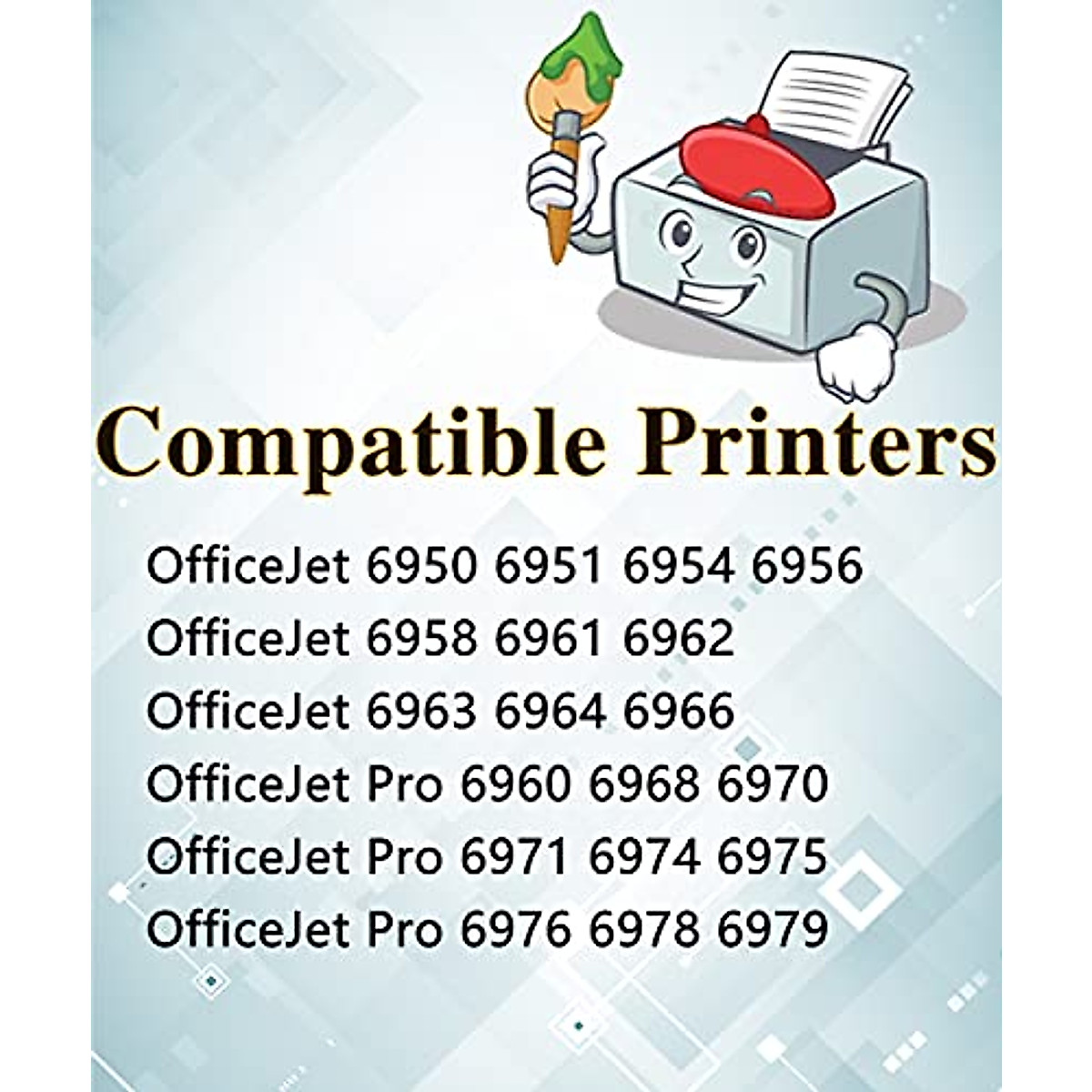 MM MUCH & MORE Compatible Ink Cartridge Replacement for HP 902 XL 902XL for Officejet Pro 6968 6970 6975 6978 6960 6951 6954 6956 6958 6962 6950 Printer (2 Black, Cyan, Magenta, Yellow) 5-Pack