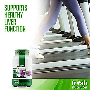 Milk Thistle Organic - 120 Servings of 2000mg - Strong – 4 Month Supply – CCOF Organic - Silymarin Thisilyn Seed Standardized Extract 4:1 Capsules - Made in The USA