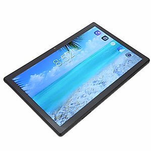 Acogedor Cellular Tablet 10.1 Inch, Android 10.0 Tablets, with Octa Core CPU, 2.4G 5G Dual Band WiFi, Dual Card Dual Standby, 6GB RAM 128GB ROM, Bluetooth 5.0 and GPS (Black)