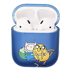 Adventure Time Compatible with AirPods Case Protective Hard PC Shell Cute Cover - Lovely Finn and Jake