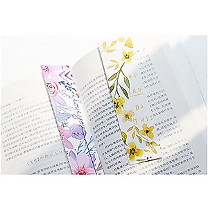 Beautiful Flower Bookmarks for Women Kids Girls Teens Children,30PCs