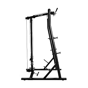 CAP Barbell Power Cage with High-Low Pulleys, Black