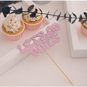 Let’s Go Girls Bachelorette Cake Toppers - Wedding Party Decorations, Bridal Shower Decoration, Bachelorette Party Scene Photo Props, Nashlorette Girls Theme Garland, Be Eengagement Shower Favor