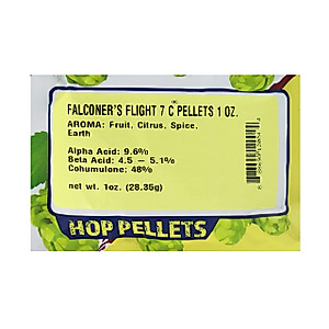 Home Brew Ohio Falconer's Flight 7 C's Pellet Hops 1 oz.