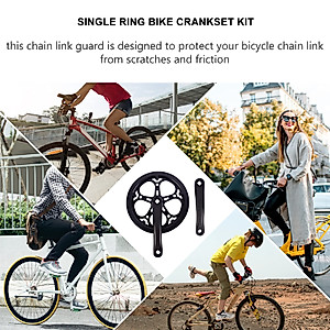 BESPORTBLE Single Crankset MTB Crankset 52T 170mm Crank Arm Mountain Bike Crankset for Single Bike, Road Bicycle, Fixed Gear