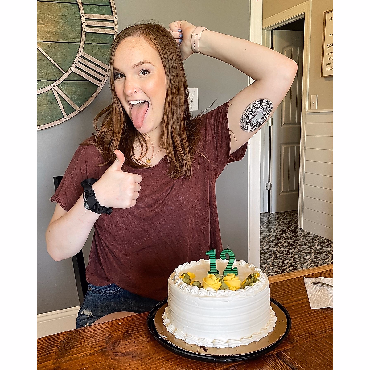 ExpressionMed - Adhesive Patch for Dexcom G6 (5-Pack) - Made in The USA, Waterproof, Split Backing, CGM Tape (Floral Variety Pack)