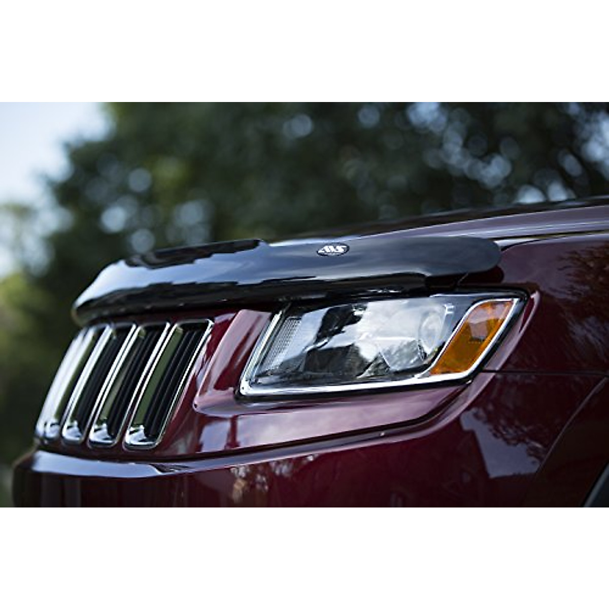 Auto Ventshade [AVS]Bugflector II / Hood Shield | 2011 - 2020 Jeep Grand Cherokee, High Profile - Smoke, 1 pc. | 25073